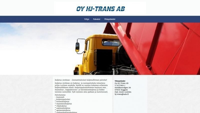 Oy HJ-Trans Ab - Kuljetusliike24